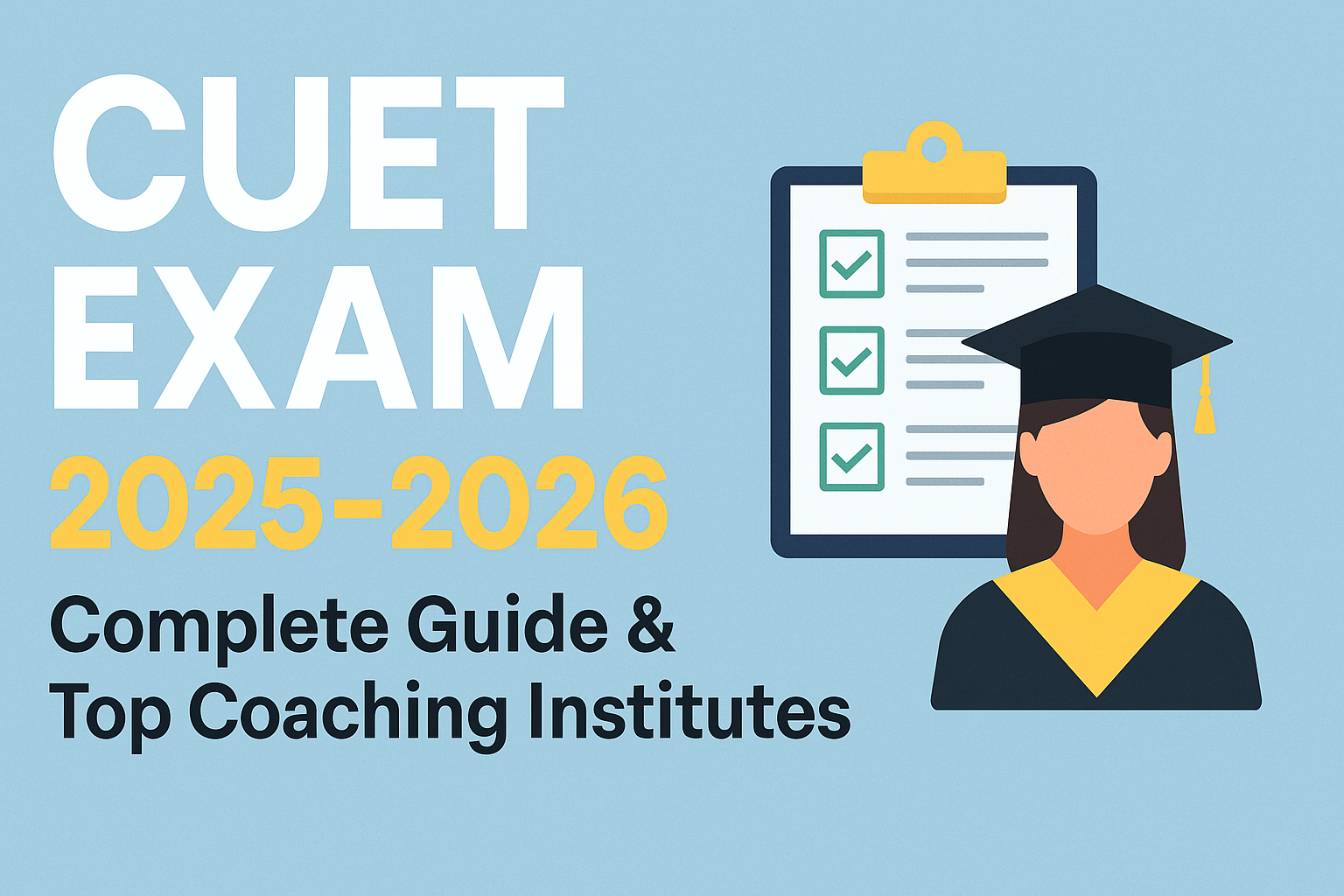 CUET Exam 2025-2026 Full Guide – Syllabus, Pattern, Tips & Best Coaching