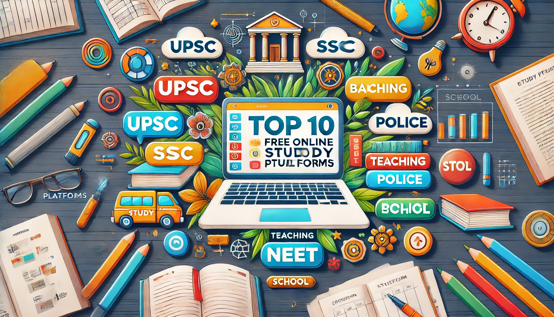 Free 10 Best Online Study Video Websites/Apps for Competitive Exams