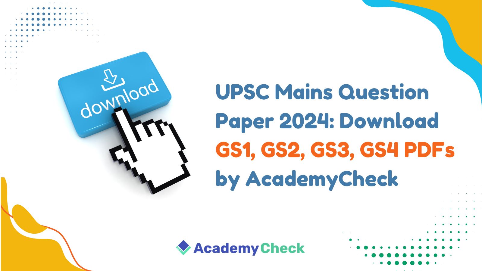UPSC Mains Question Paper 2024: Download GS1, GS2, GS3, GS4 PDFs by ...