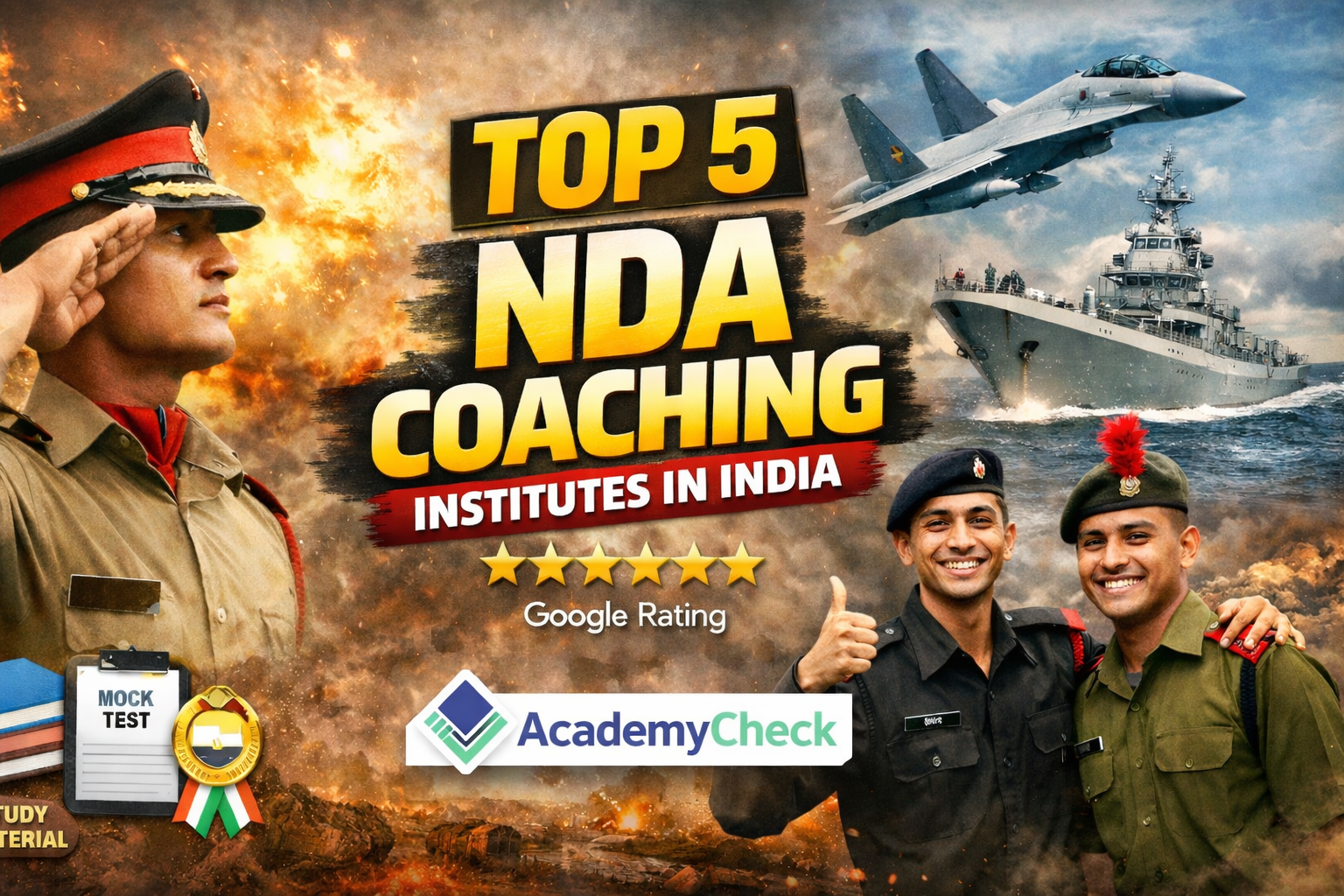 Top 5 NDA Coaching Institutes in Rajasthan: Based on Google Rating 2026 ...
